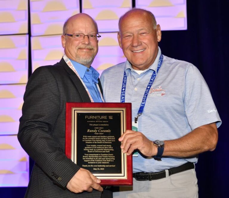 Furniture First recognizes long-time board members Randy Coconis, Tom ...